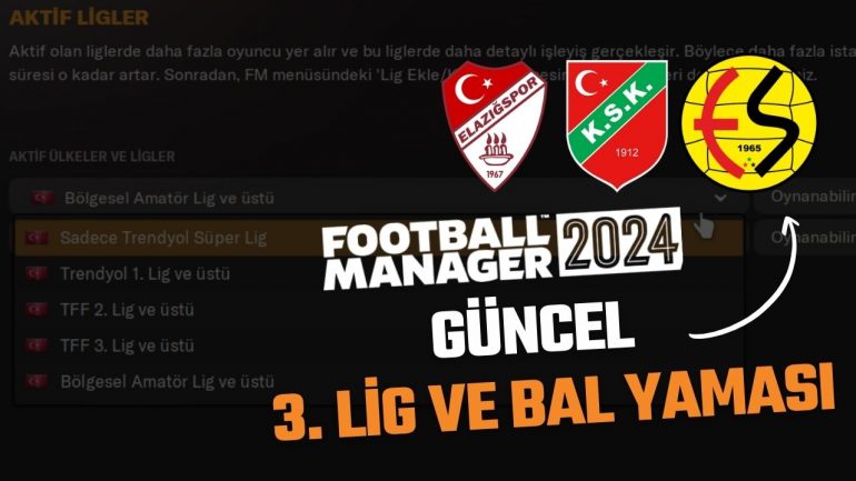 FM 2024 Güncel 3.Lig ve BAL Yaması | Fmhikayeleri - Türkiye'nin ...