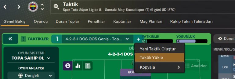 FM 24 Taktik Nasıl Yüklenir? | Fmhikayeleri - Türkiye'nin Football ...