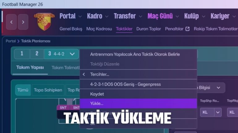 FM26 Taktik Nasıl Yüklenir? | Fmhikayeleri - Türkiye'nin Football ...